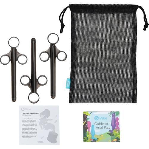 b-Vibe Lube Applicator 3 pck Set Lubricant Shooter Launcher Discreet ...