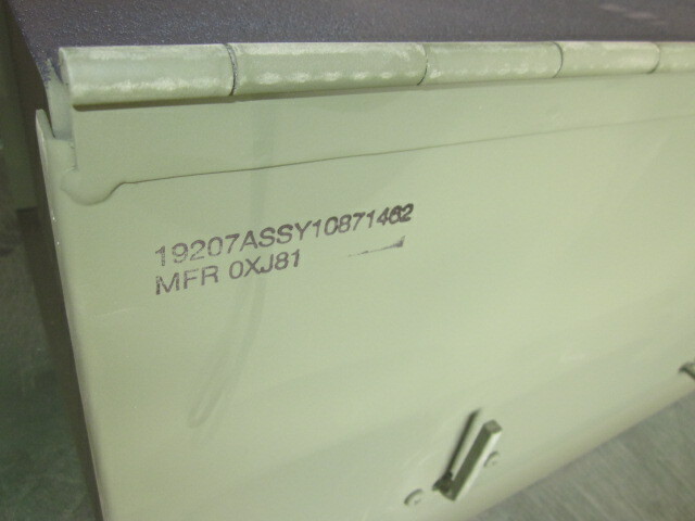 M939 cargo TOW truck ACCESSORIES STOWAGE BOX 10871462 36" W x 21" D x ...