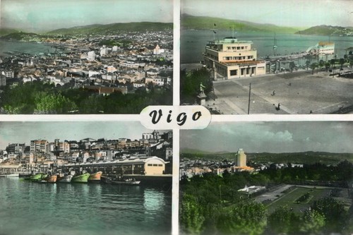 Carte ESPAGNE VIGO en multivues de 4 vues | eBay