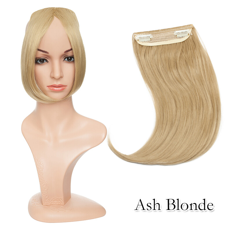 REAL Natural Fringe Bangs Clip In Hair Extension One Piece Real Thick ...