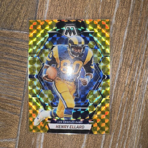 2023 Panini Mosaic Henry Ellard #141 Yellow Reactive Prizm - Los ...