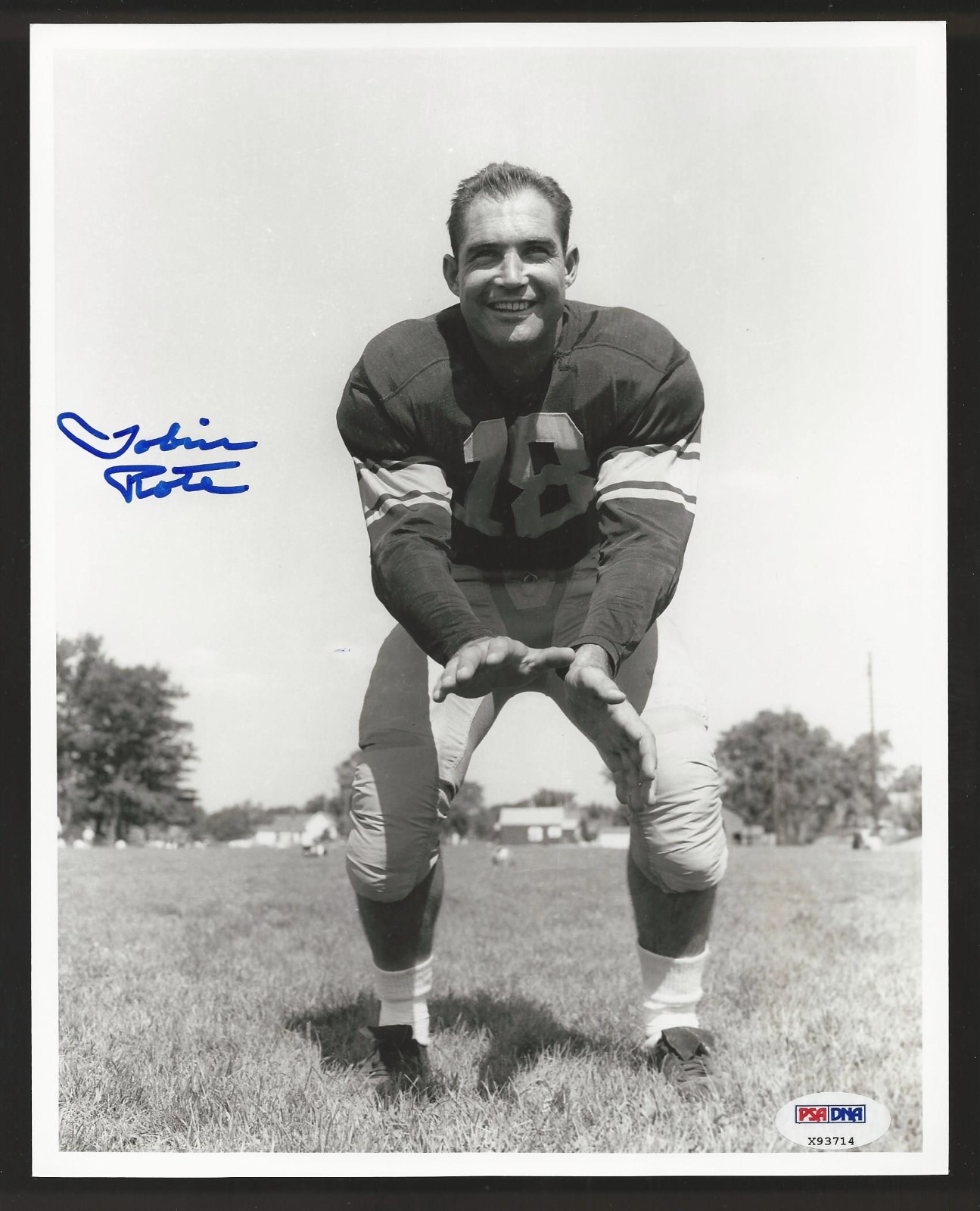 Tobin Rote Packers Signed Auto 8x10 Photo PSA/DNA Certified Autograph ...