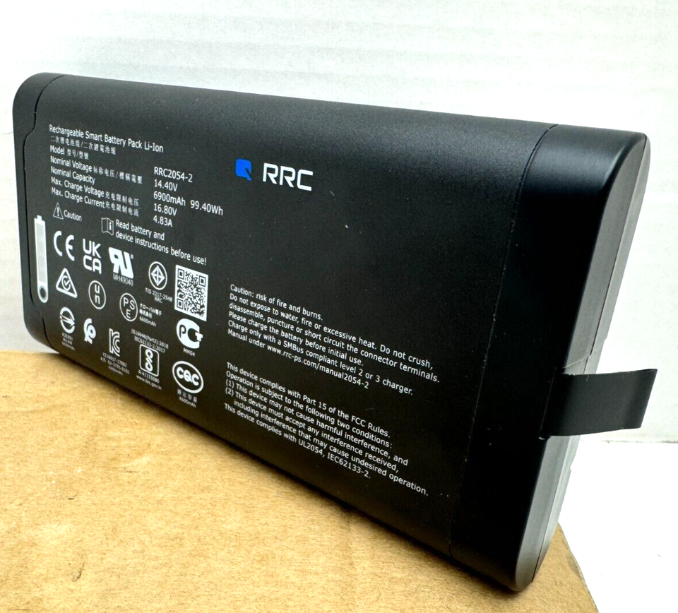 RRC2054-2 RCC Standard Smart Battery Li-Ion 14.40V 4S2P w/LED Charge ...