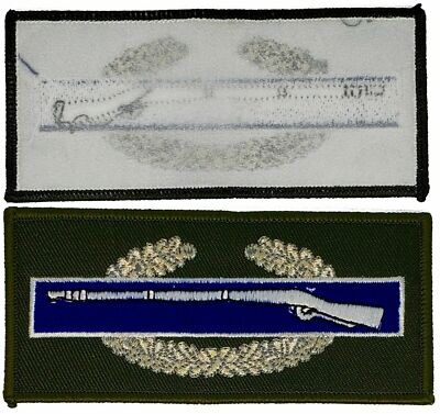 COMBAT INFANTRY BADGE CIB US ARMY Military Veteran Biker Patch 4.25" x ...