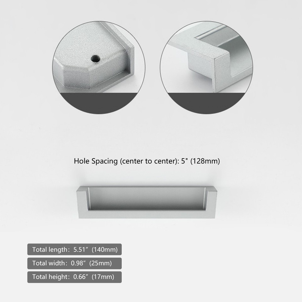 Modern Solid Invisible Concealed Embedded Concealed Pull Handle | eBay