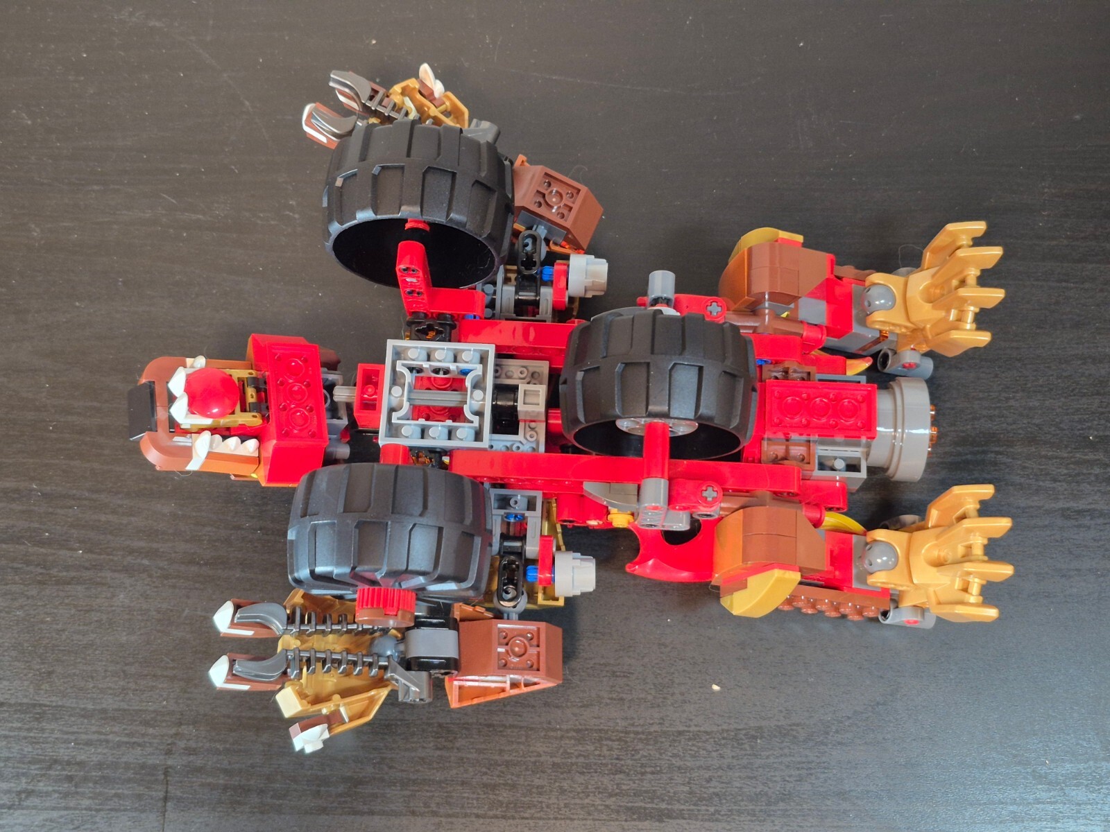 LEGO Bionicle Zamor Sphere Balls x3 54821pb02 Marbled Orange Yellow ...
