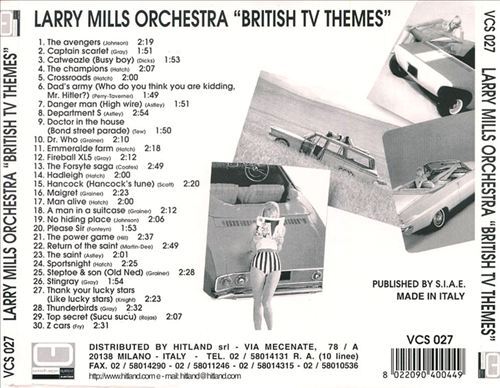 LARRY MILLS ORCHESTRA - BRITISH TV THEMES NEW CD | eBay