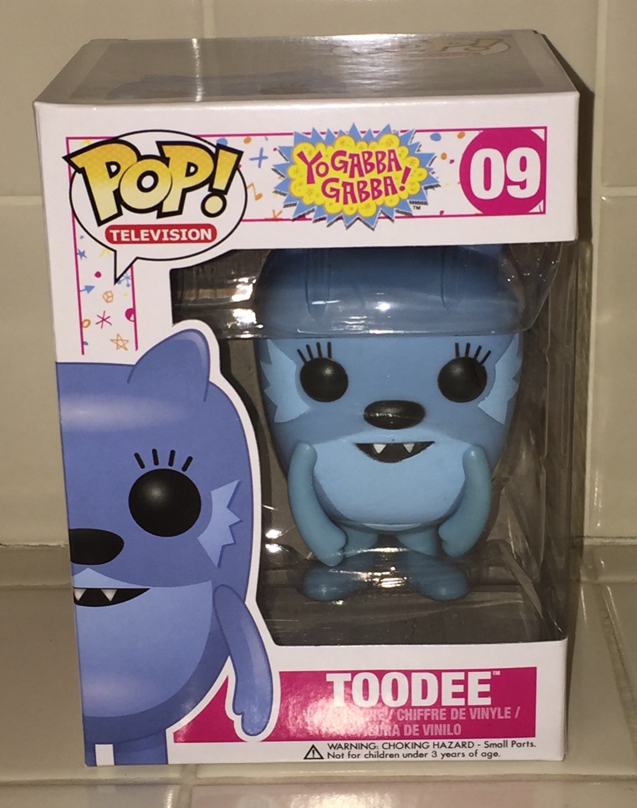 1 FUNKO POP YO GABBA GABBA TOODEE #09 RETIRED VAULTED VINYL FIGURE RARE ...