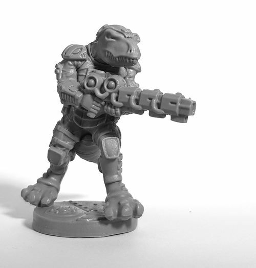 1 x BLACKTOOTH SPACE SAVAGE -CHRONOSCOPE BONES REAPER miniature rpg sci ...