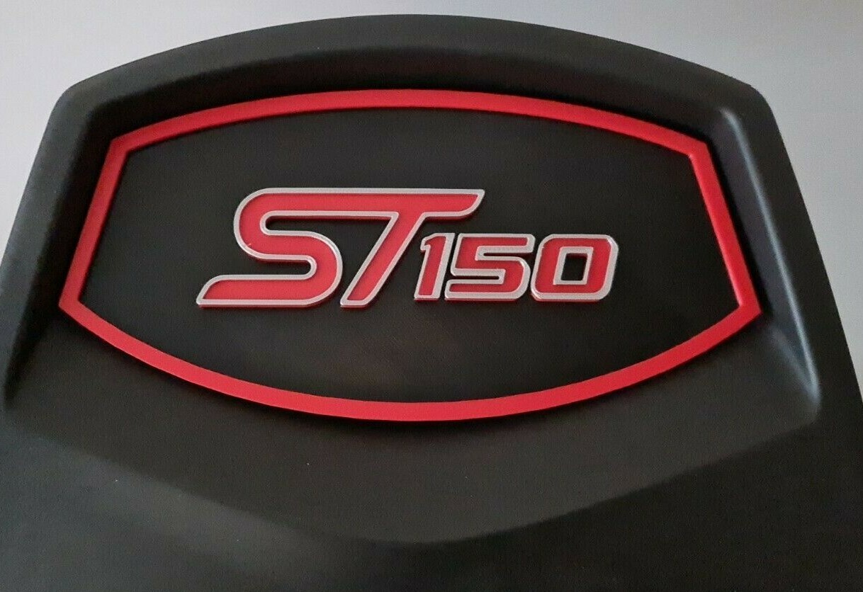 Dashboard tray holder insert mod for ford fiesta ST150 ST red silver ...