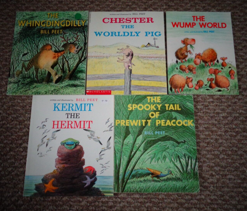 BILL PEET - 7 books - THE WHINGDINGDILLY, THE WUMP WORLD.... | eBay