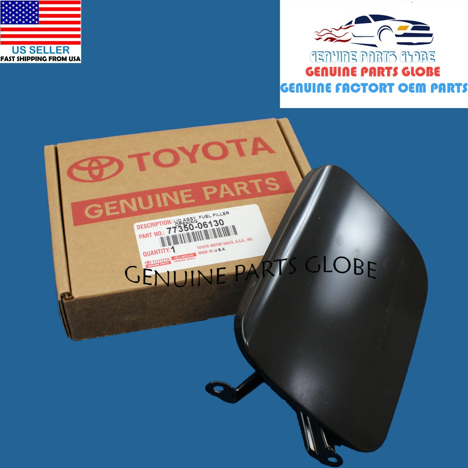 NEW GENUINE OEM TOYOTA 2015-2017 CAMRY FUEL OPENING LID DOOR 77350 ...