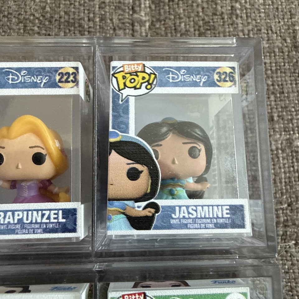 Funko Bitty Pop! Vinyl: Disney Princess - Set Of 12 With Display ...