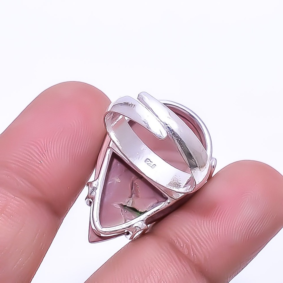 Natural Royal Imperial Jasper 925 Sterling Silver Ring s.8 R2 ...