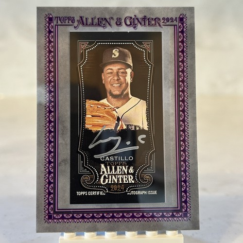 2024 Topps Allen & Ginter X Luis Castillo Silver Ink Framed Auto /25 # ...