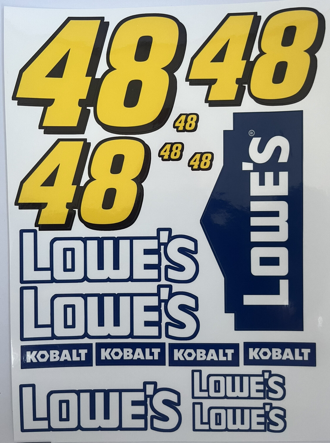 1/10 Scale R/C Racing Vinyl Decal/Sticker Sheet W/ Sponsor Stickers ...