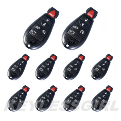 Lot of 10P New Replacement Keyless Entry Uncut Car Key Fob Remote For ...