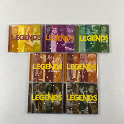 LEGENDS Time Life Lot Of 7 CD Collection Set 1960 1970’s Rock Dylan ...