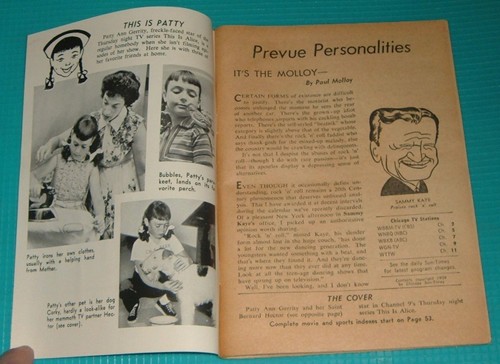 CHICAGO TV PREVUE GUIDE / PATTY ANN GERRITY / SAINT BERNARD HECTOR This ...