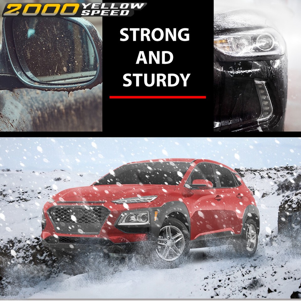 NEW Front Bumper Radiator Grille Black Fit For 2018-2021 Hyundai Kona ...