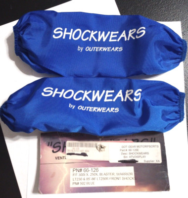 Outerwears Shockwears Shock Covers Blue 300EX, 250X NOS 66-126 (L-6419 ...