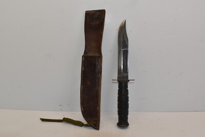 USMC Ontario Fighting Knife Military Issued With Sheathe | eBay