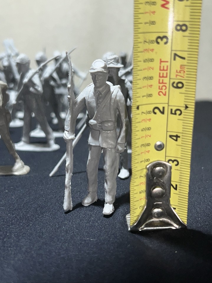 Vintage TIMM-MEE CIVIL WAR SOLDIERS Toy Figures Lot Of 39 | eBay