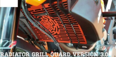 Orange Radiator Guard for KTM DUKE 125 | eBay