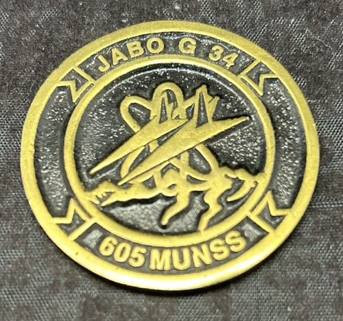 605 MUNSS JABO G 34 / Challenge Coin | eBay