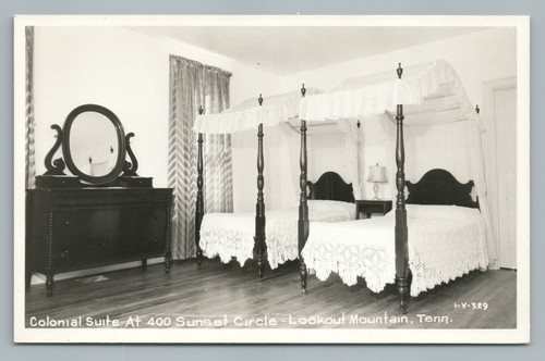 Colonial Suite 400 Sunset Circle—Lookout Mountain RPPC Chattanooga ...