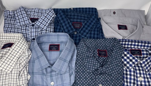 Lot of 7 UNTUCKit Button Up Dress Shirts Wholesale Reseller Bundle Box ...