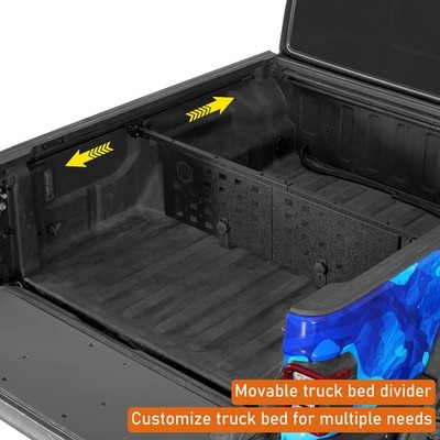 Front Bed Molle Panel Truck Bed Molle Panel Head Fit Jeep Gladiator JT ...