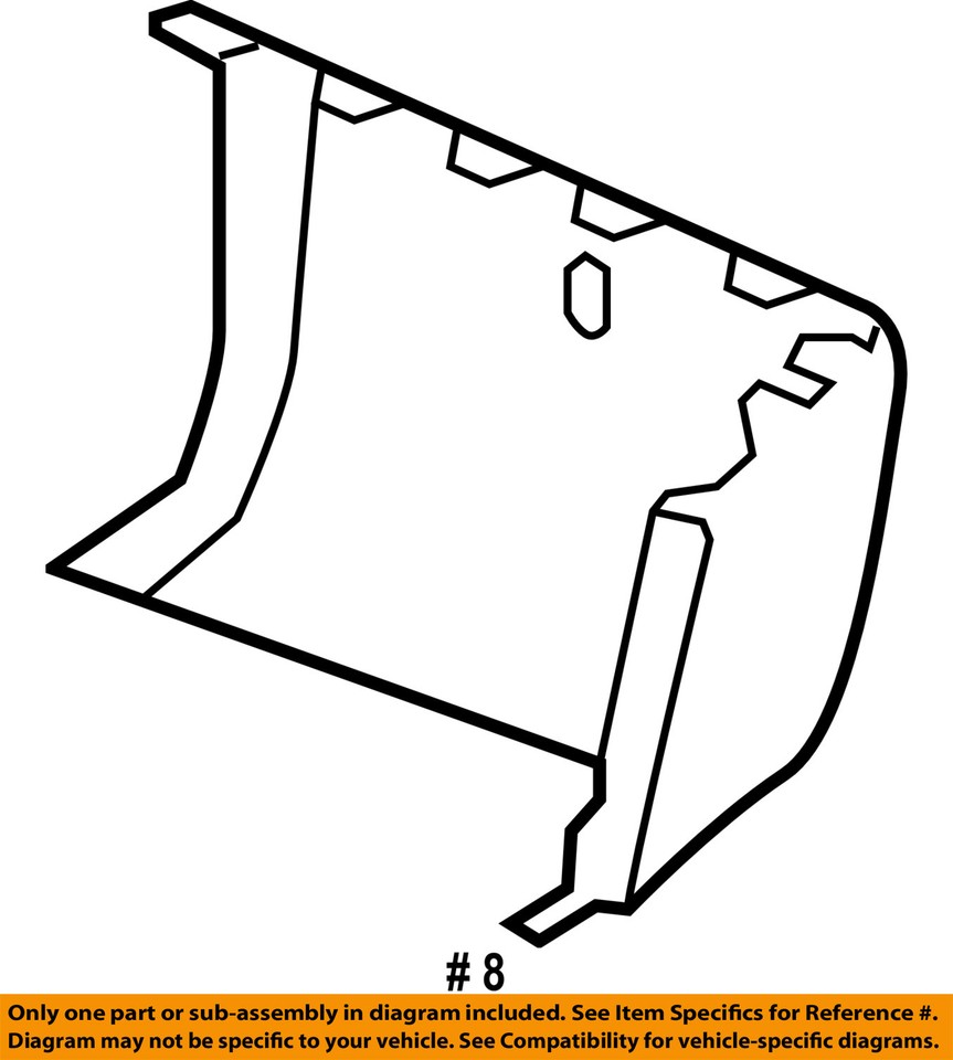 GM OEM Rear Bumper-End Cap Right 15891686 | eBay