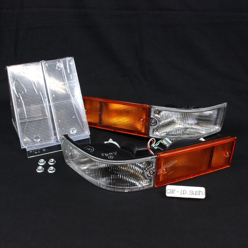 TOYOTA AE86 SPRINTER Trueno Clear Lens Set Front Turn Signal Lamp ...