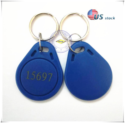 125KHz Keycards Prox Card 26-Bit H10301 key fob Program Facility Code ...