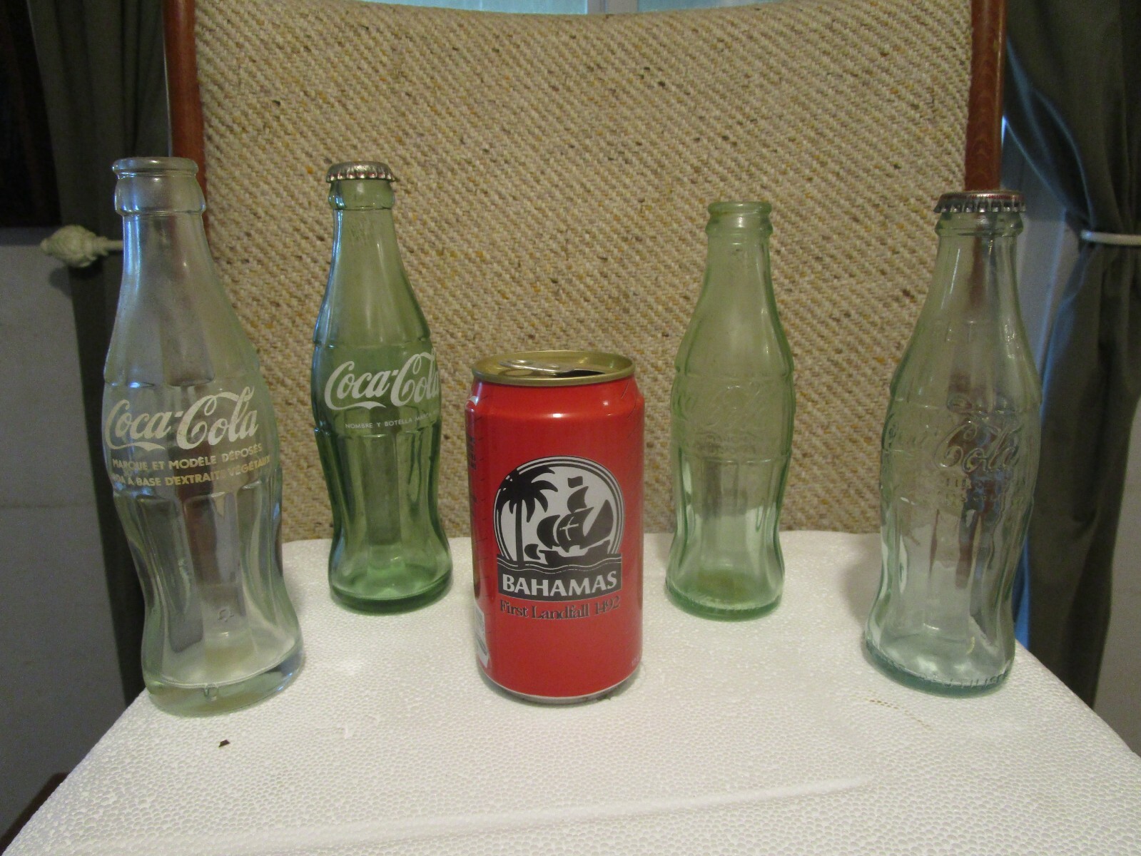 5 Vintage & foreign county Coca Cola Coke Glass Bottles - Can | eBay