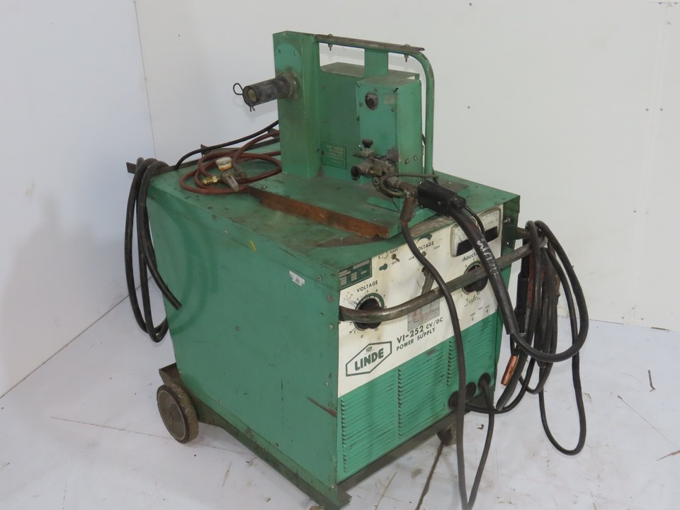 Linde VI-252 250A Amp DC Welder Package with Mig-31A Wire Feeder Tweco ...