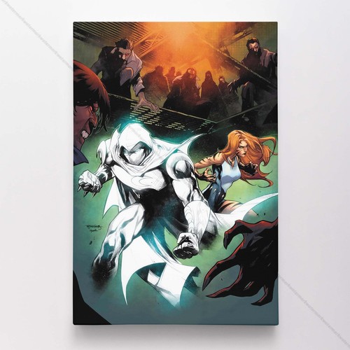 Moon Knight Poster Canvas Marvel Marc Spector Comic Book Cover Art ...