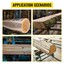 Chainsaw Mill Aluminum Steel Planking Lumber+9FT Rail Mill Guide System ...