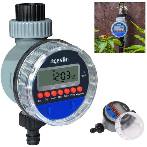 Automatic Irrigation Controller Water Timer Digital Tap Garden Watering ...