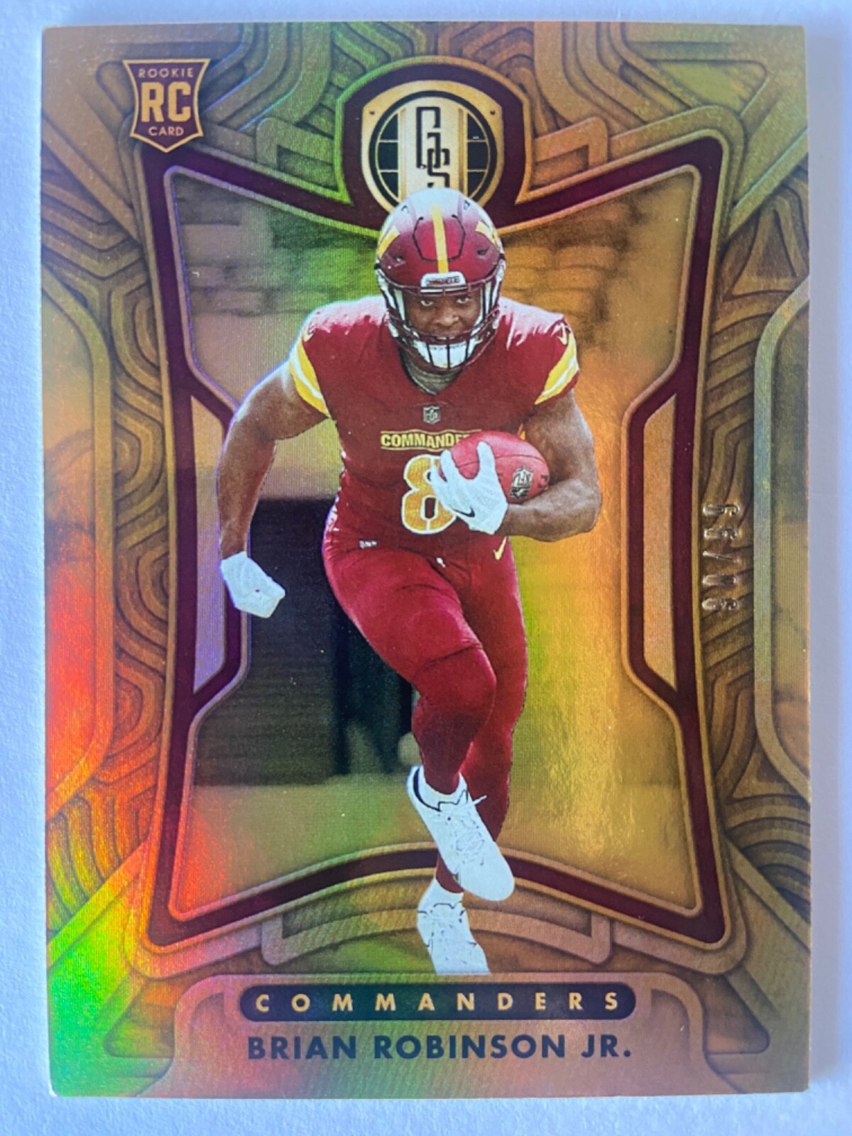 2022 Panini Gold Standard Brian Robinson Jr. Rookie Card SP #90/99 ...