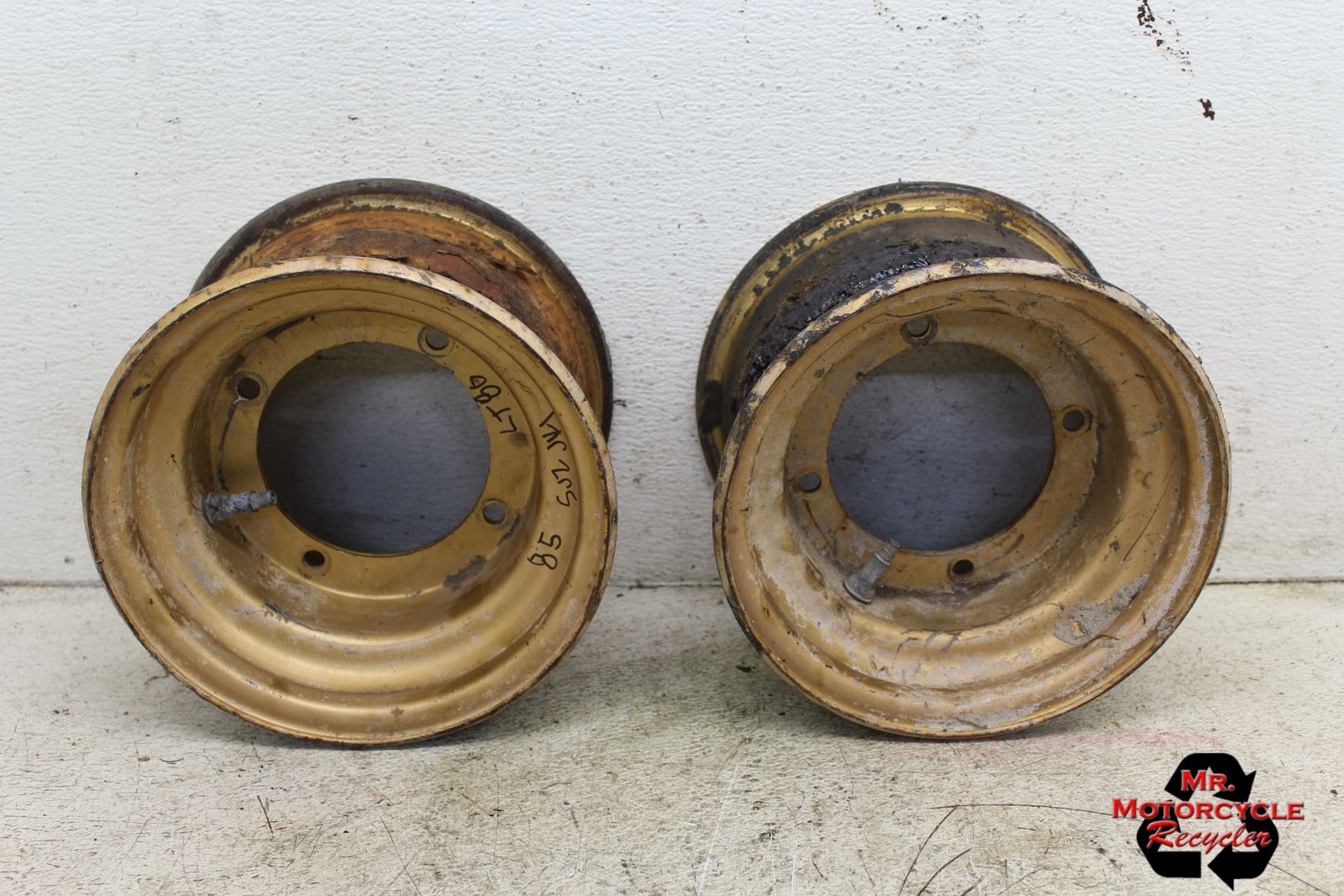 1995 SUZUKI QUADRUNNER LT80 OEM FRONT WHEELS RIMS W71 | eBay