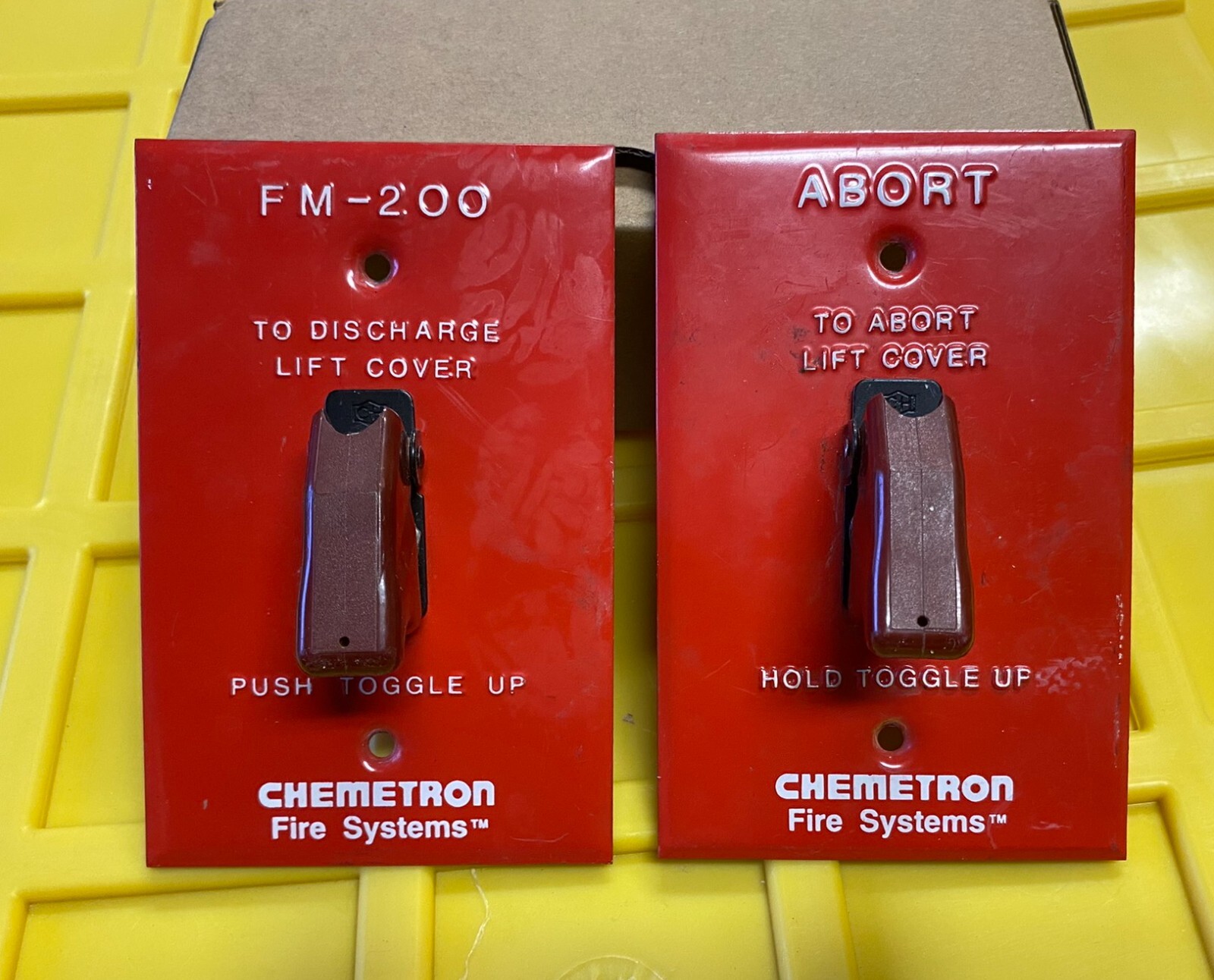 Chemtron FM-200 Release & Abort Switches | eBay