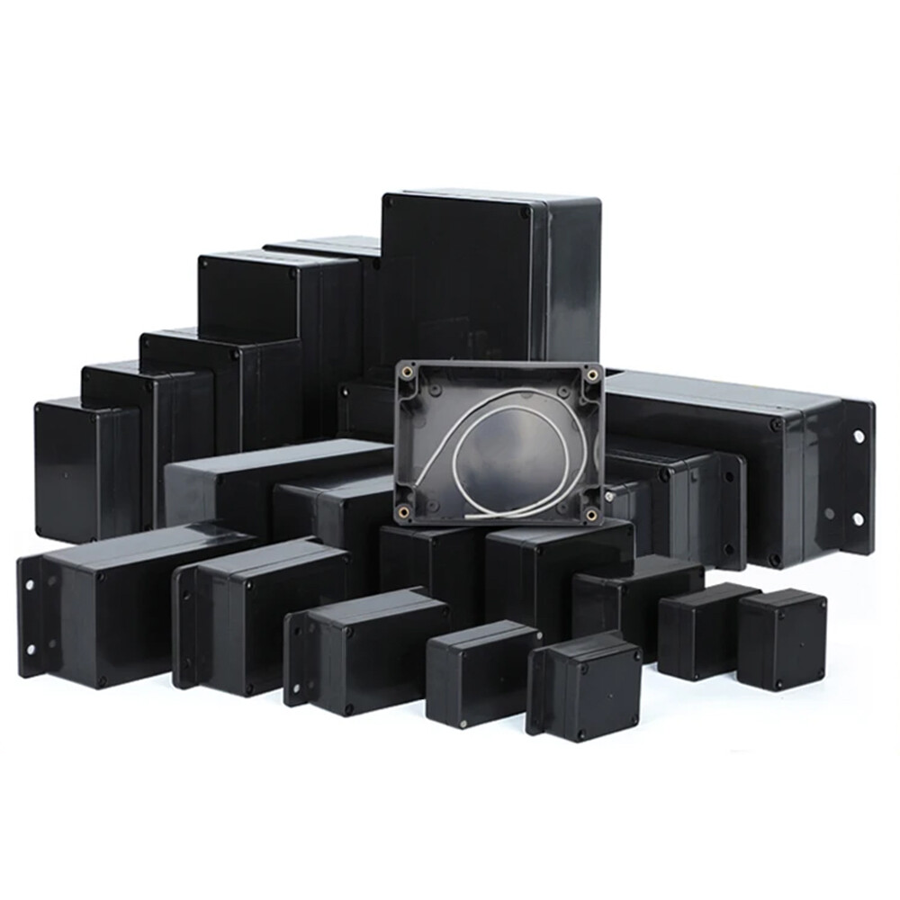 2x Electrical Boxes IP67 ABS Plastic DIY Project Enclosure Waterproof ...