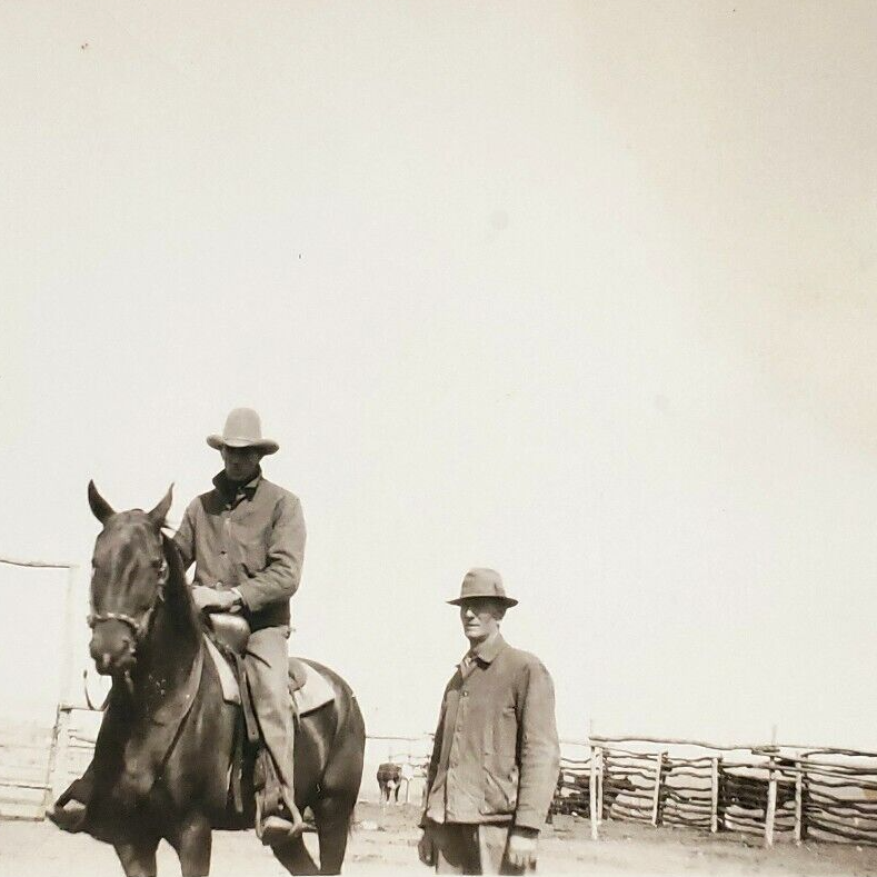 Snapshot Photo Beresford Ranch Cowboys 1920s South Dakota Horse Farm ...