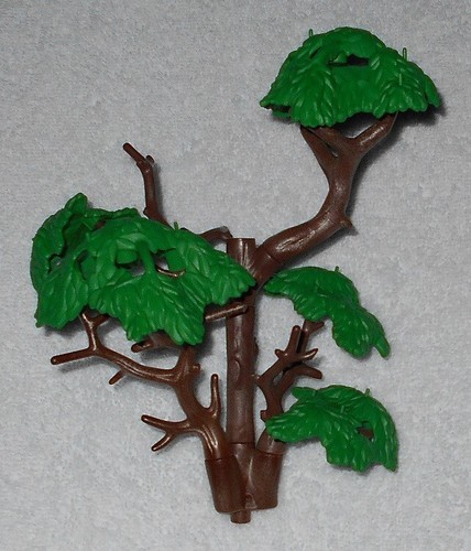 Playmobil - Large Deciduous Tree With Four Limbs - From 3238 Monkey ...