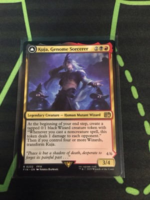 MTG Magic The Gathering Kuja, Genome Sorcerer FIN Rare Rakdos Final ...