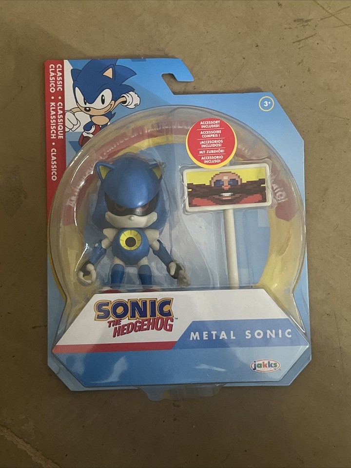 METAL SONIC Sonic The Hedgehog Jakks Pacific 4" Action Figure with Goal ...