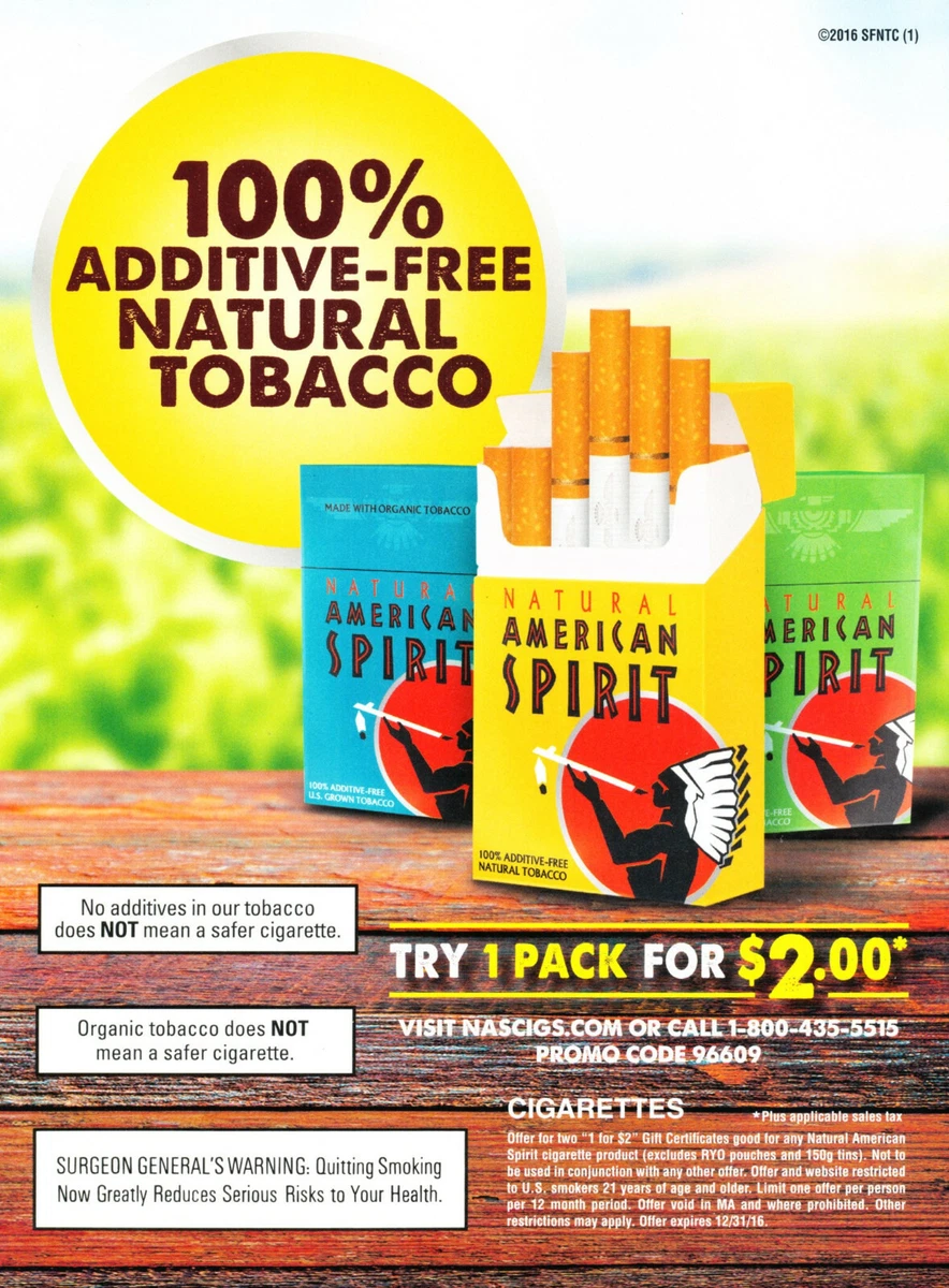 American Spirit Organic New Packaging