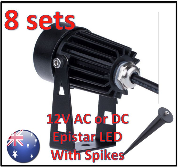8X 5w Mini low voltage Garden Lights heavy gauge epistar LED 12V Warm ...
